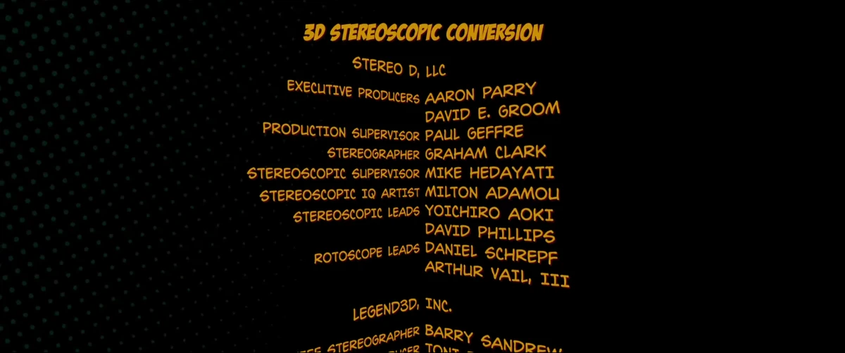 Stereo D/In-Credit Text Variants | Logo Timeline Wiki | Fandom