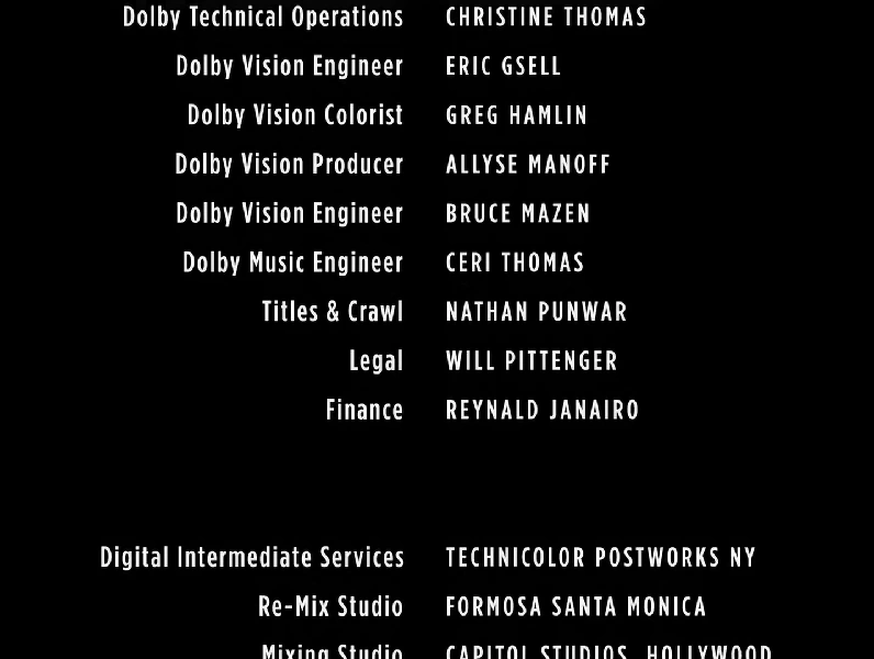 Dolby Vision/In-Credit Text Variants | Logo Timeline Wiki | Fandom