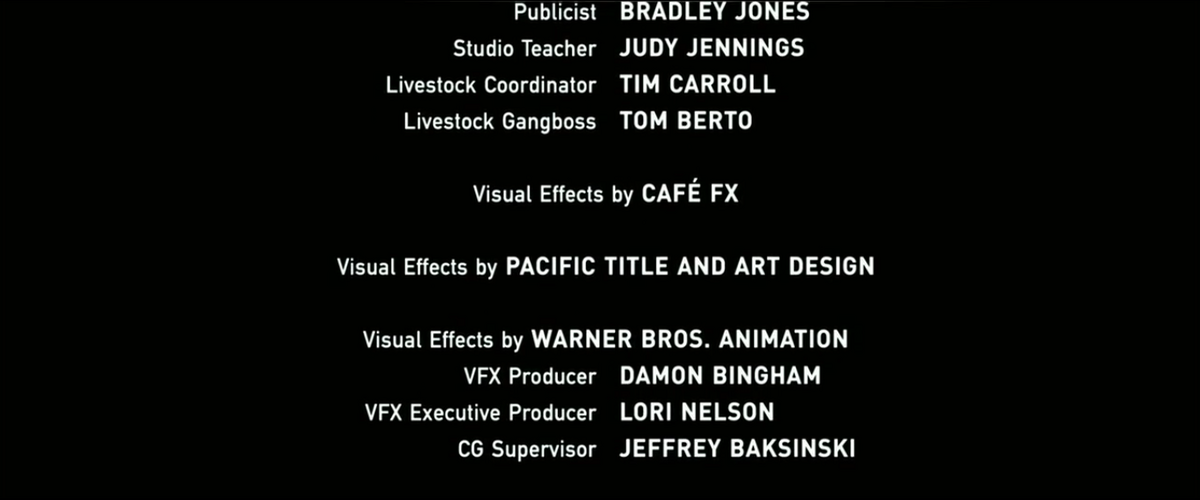 Warner Bros Animationin Credits Text Variants Logo Timeline Wiki