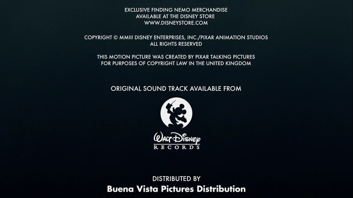 Pixar Animation Studios/In-Credit Text Variants | Logo Timeline Wiki ...