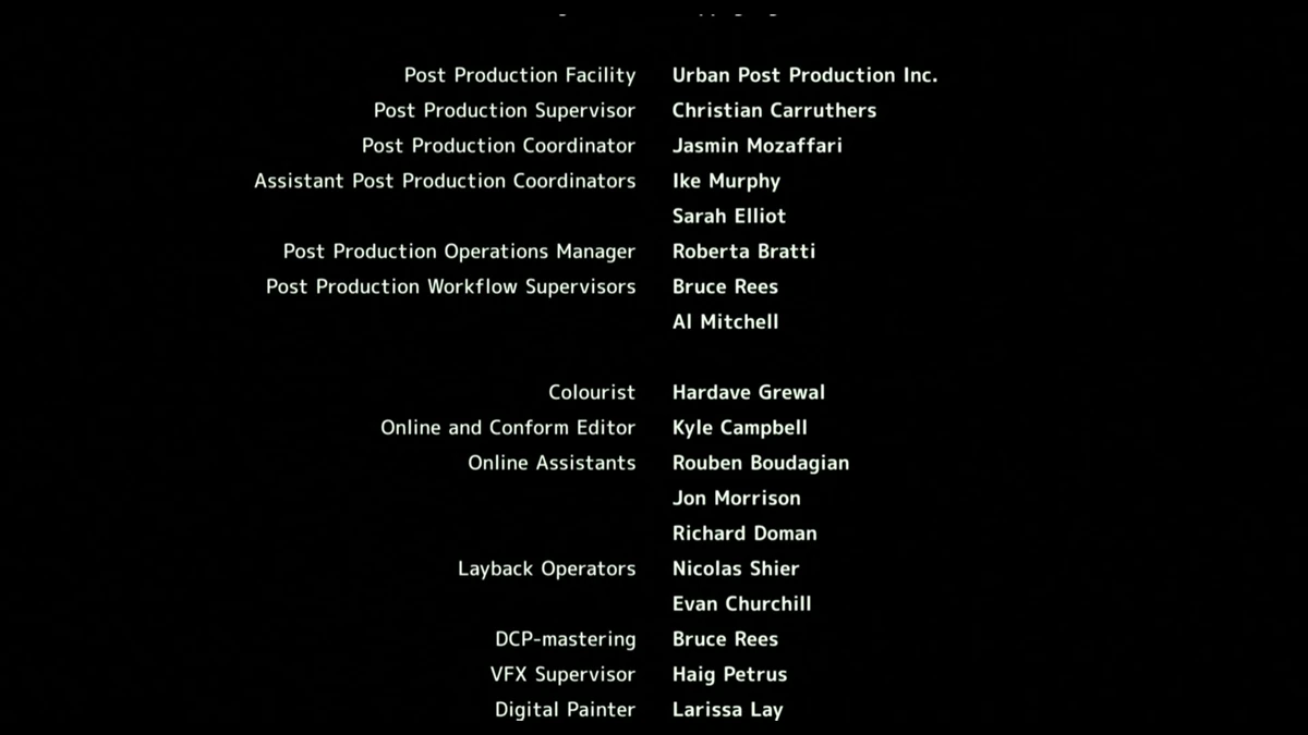 Urban Post Production/In-Credit Text Variants | Logo Timeline Wiki | Fandom