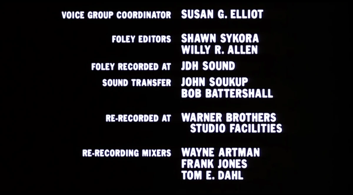 Warner Bros. Studios/In-Credit Text Variants | Logo Timeline Wiki | Fandom