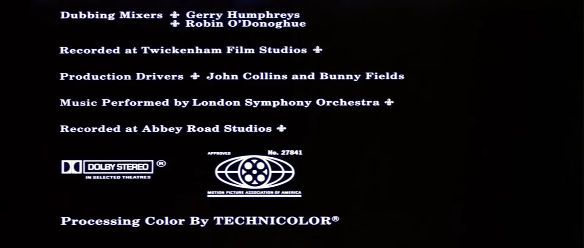 Abbey Road Studios/In-Credit Text Variants | Logo Timeline Wiki | Fandom