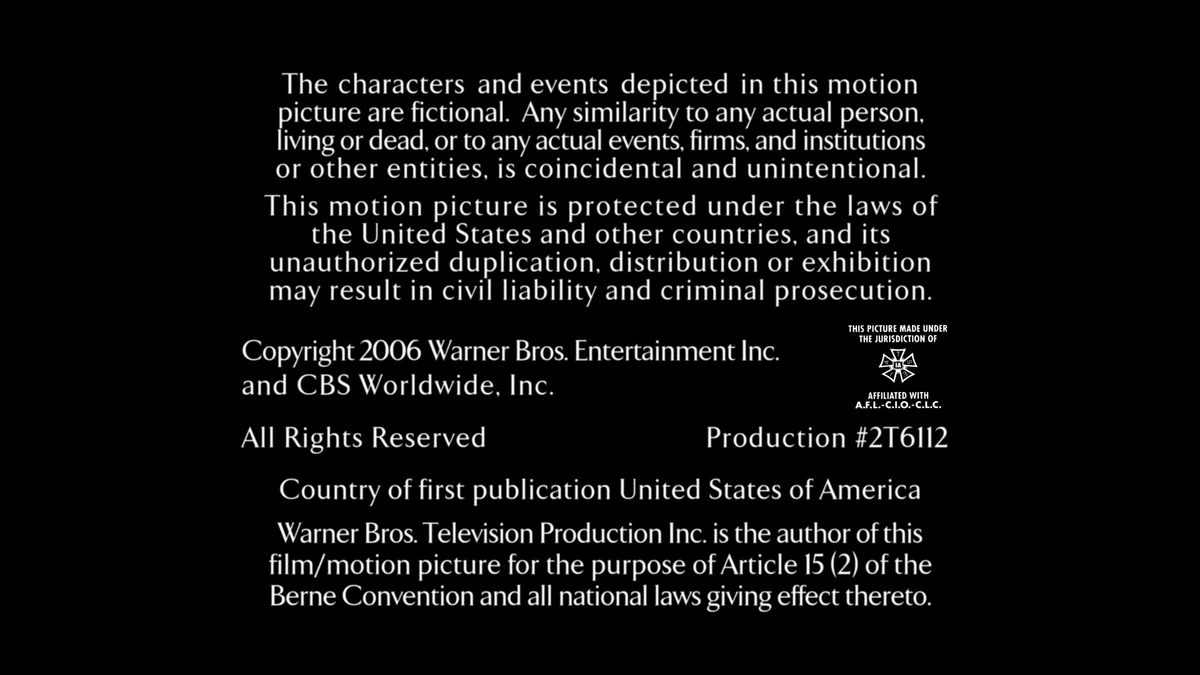 CBS Worldwide/In-Credits Text Variants | Logo Timeline Wiki | Fandom