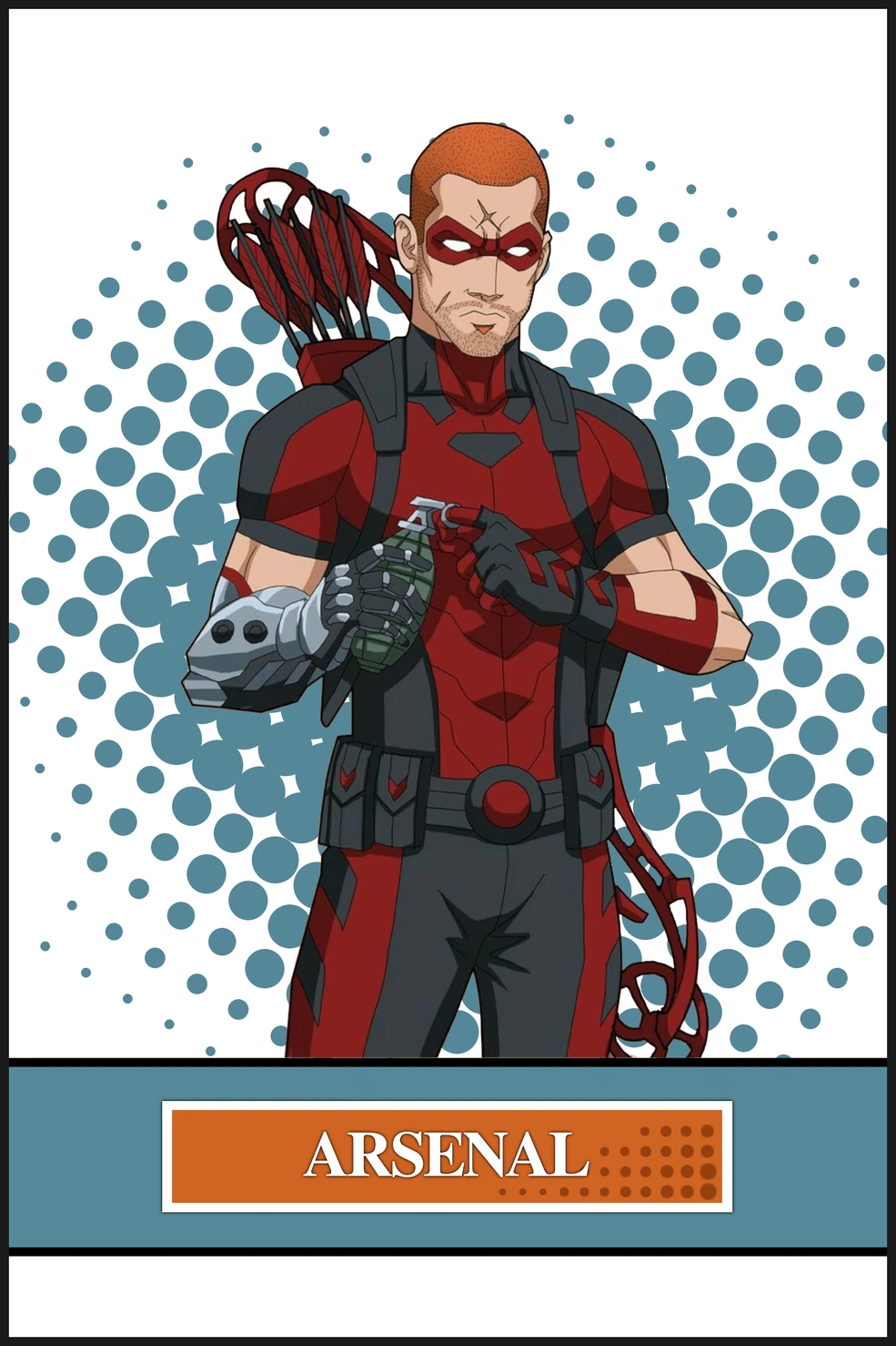 Arsenal Superhero Drawings