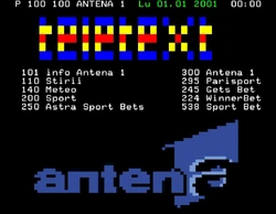 Teletext Antena | LogoFan de Logopedia | Fandom