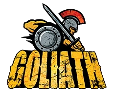 Logotipo De Seis Banderas De Goliat Con Presencia Gigante Se Dio A