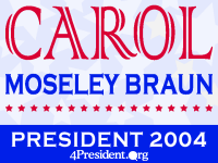 Carol Mosley Braun presidential campaign, 2004 | Logopedia | Fandom