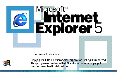 Internet Explorer 5 Logo