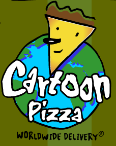 Cartoon Pizza Logo