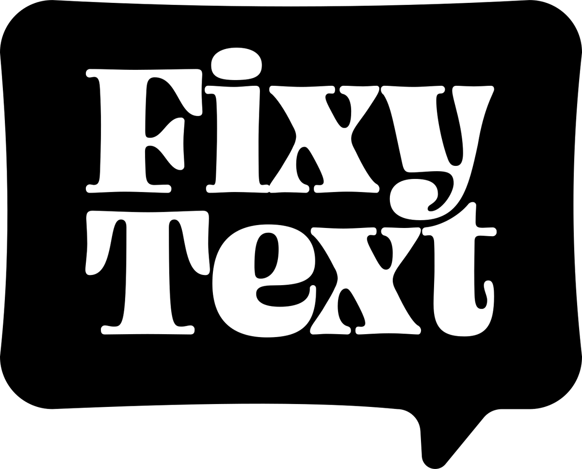 FixyText | Logopedia | Fandom