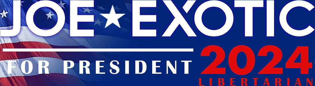 Joe Exotic presidential campaign, 2024 | Logopedia | Fandom