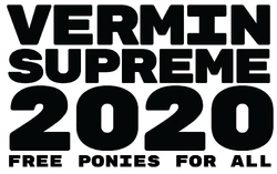 Vermin Supreme presidential campaign, 2020 | Logopedia | Fandom