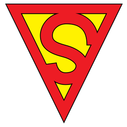 Superman Shield Outline