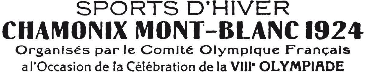 Chamonix 1924 | Logopedia | Fandom