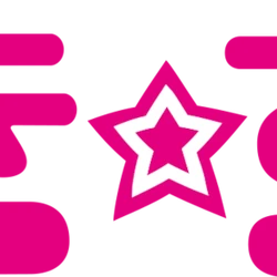 lucky star logo vector