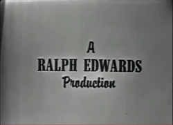 Ralph Edwards Productions Logo Ralph Edwards | Galerie Z Filmu