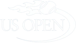 us open logo white
