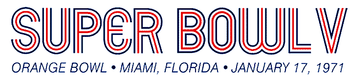 Super Bowl V | Logopedia | Fandom