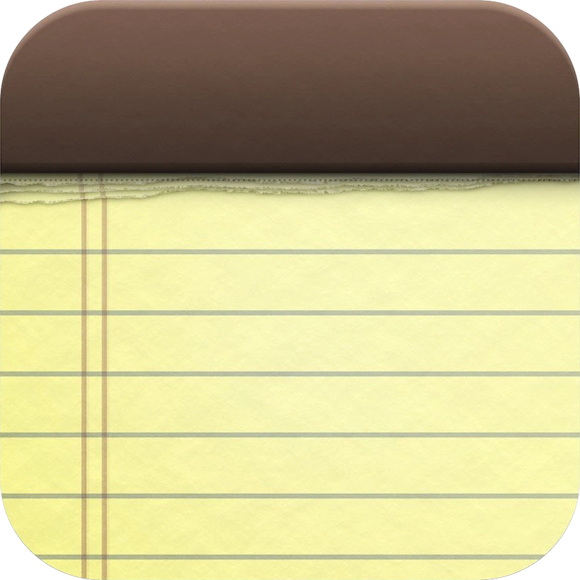 Iphone Notes App Icon