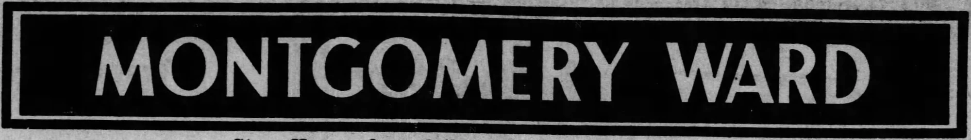 Montgomery Ward | Logopedia | Fandom