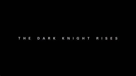 Dark Knight Rises Logo