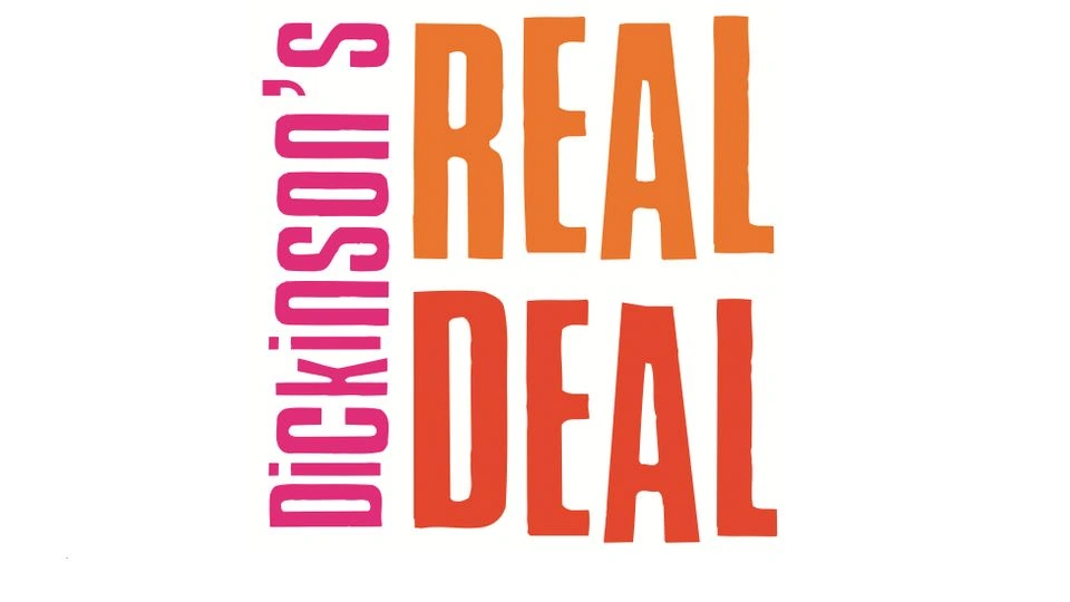 Dickinson's Real Deal | Logopedia | Fandom