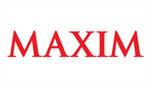 Maxim (magazine) | Logopedia | Fandom