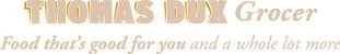 Thomas Dux Grocer | Logopedia | Fandom