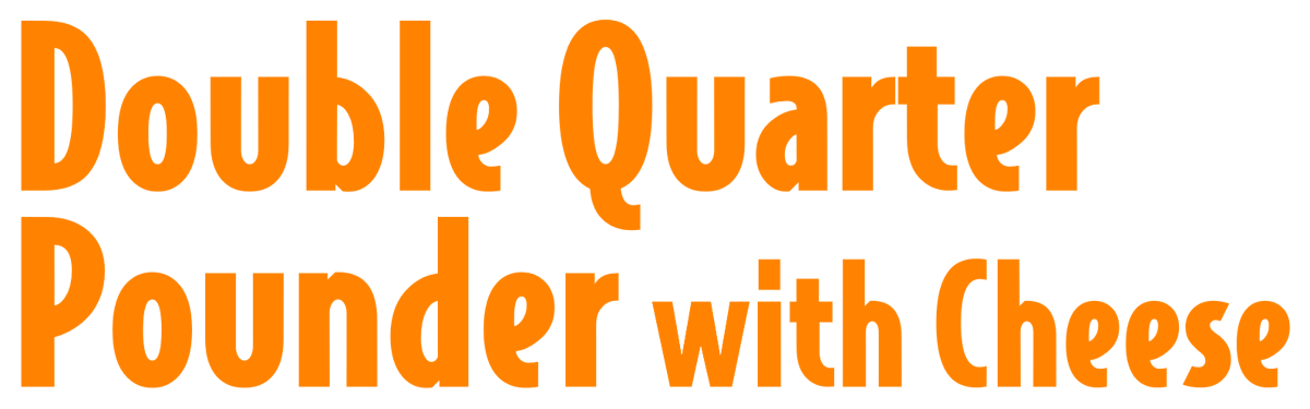 Double Quarter Pounder with Cheese | Logopedia | Fandom