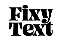 FixyText | Logopedia | Fandom