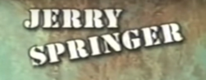 Jerry Springer Show Logo The Jerry Springer Show Hi Res Stock