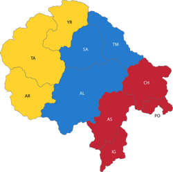 Calebria/Administrative divisions | Logofanonpedia | Fandom
