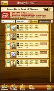 Rarity Upgrade | LogresJapaneseRPG Wiki | Fandom