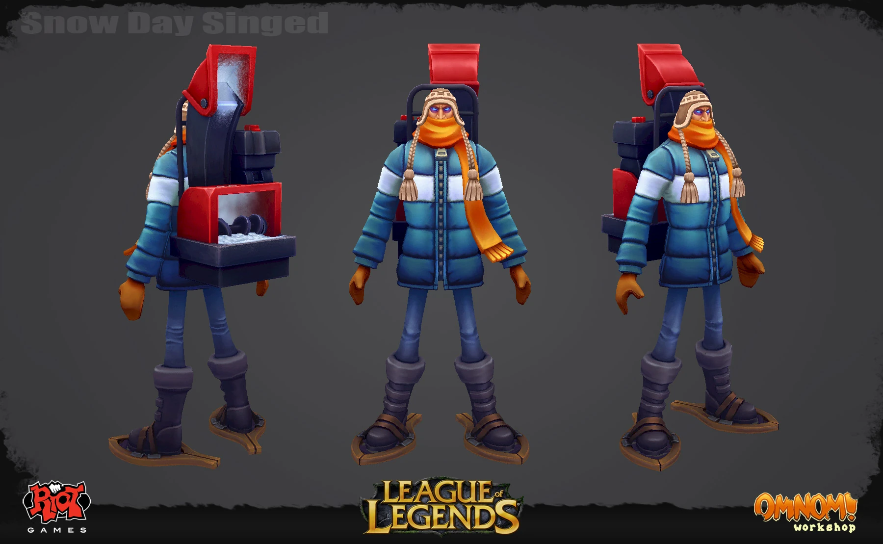 Snow Day Singed Artwork