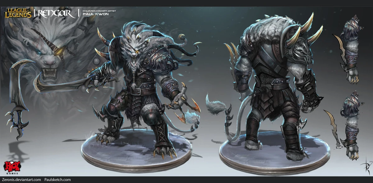 Rengar/Gallery/Concept Art - Leaguepedia | League of Legends Esports Wiki