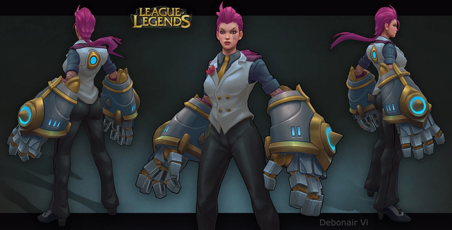 League Of Legends Vi Concept Art