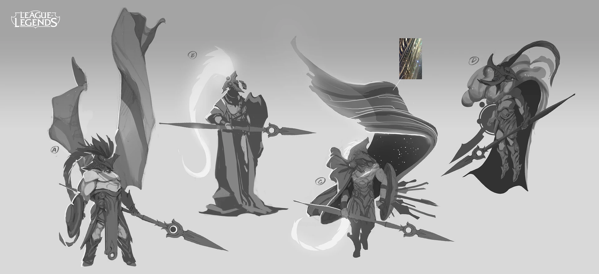 Pantheon League Of Legends Drawing