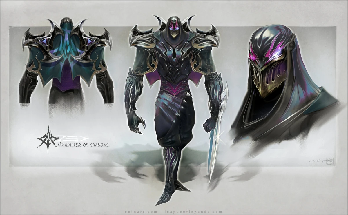 Zed/Gallery/Concept Art - Leaguepedia | League of Legends Esports Wiki