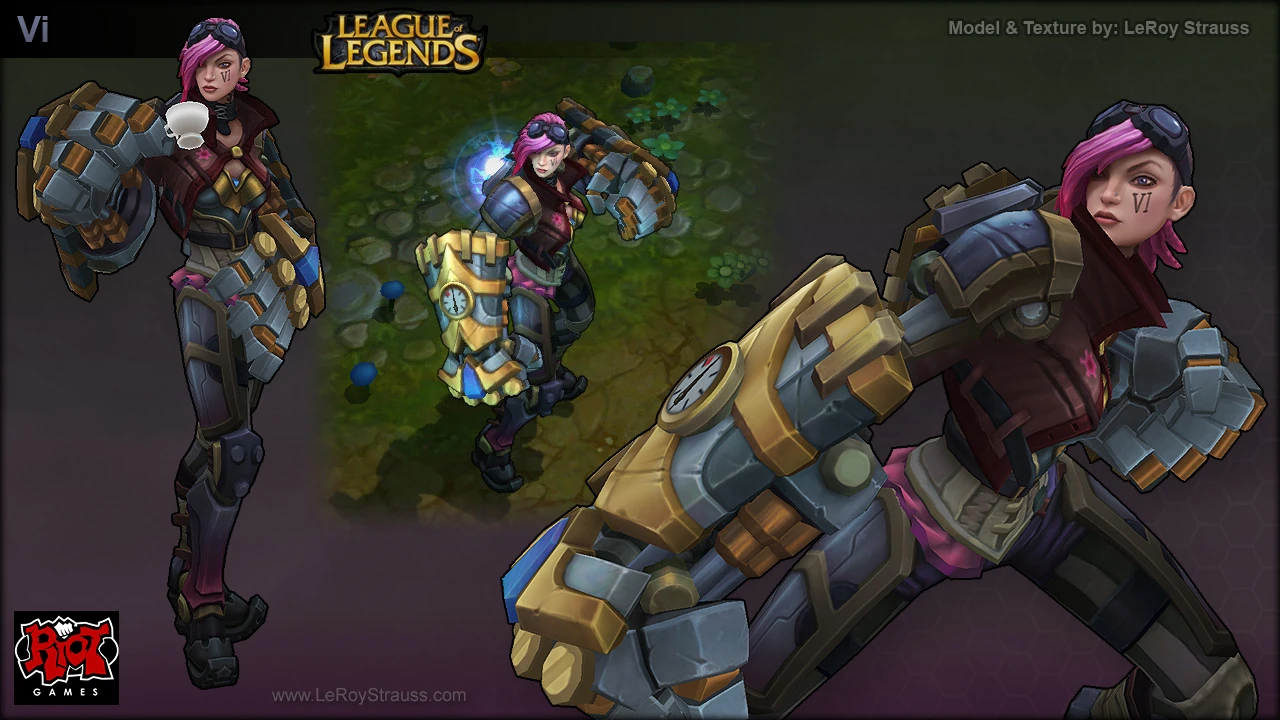 Vi Concept Art Di League Of Legends