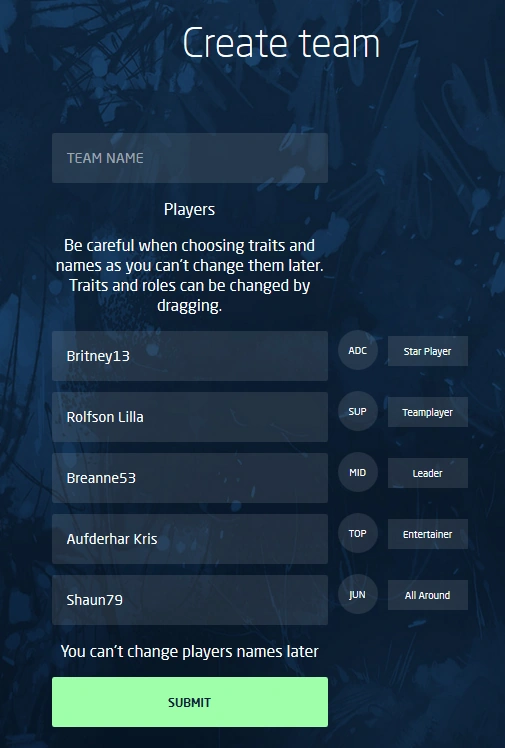 Create a Team | Lolmanager Wikia | Fandom