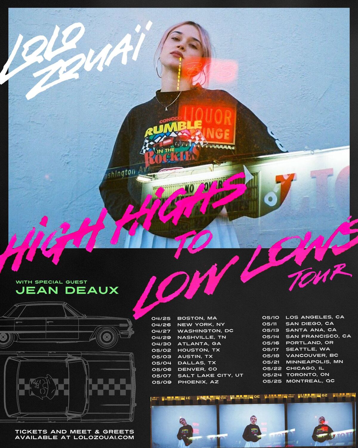High Highs to Low Lows Tour | Lolo Zouaï Wiki | Fandom