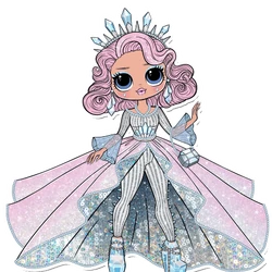 how to draw crystal queen lol