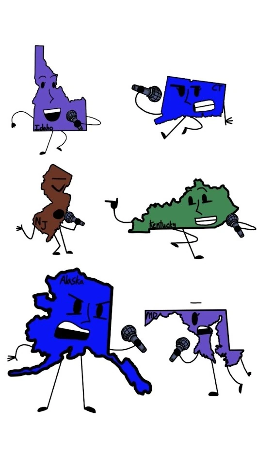 Scrambled States in FNF Style | Scrambled States of America Fanart Wiki ...