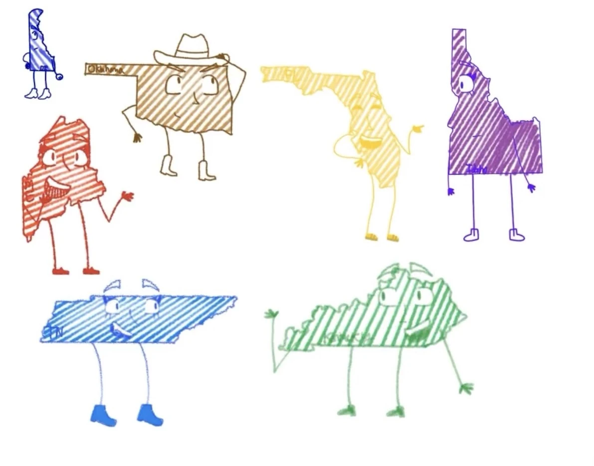 Scrambled States Doodles | Scrambled States of America Fanart Wiki | Fandom