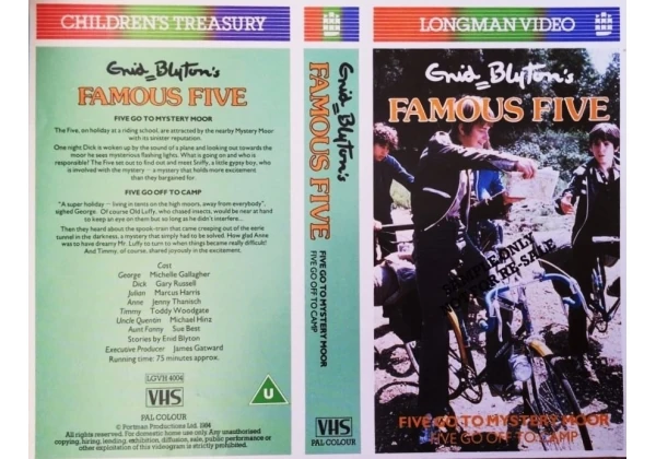 Famous Five - Five Go To Mystery Moor / Five Go Off To Camp | Longman ...