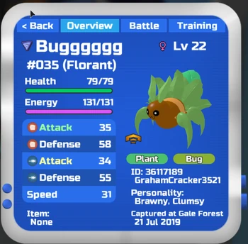 User blog:Cconan555/Basics of TP, Personalities, and IVs | Loomian ...