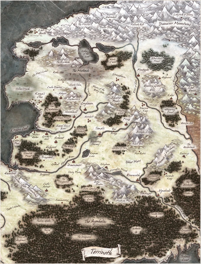 Terrinoth Map | Loomingevil Wiki | Fandom