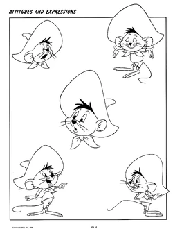 speedy gonzales coloring pages