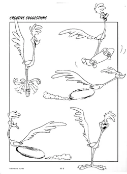 road runner cartoon coloring pages